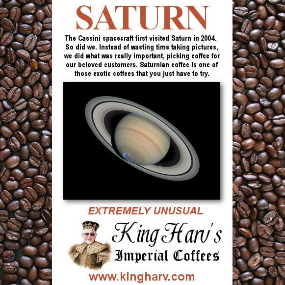 Saturn Coffee 1 lb | King Harv's Imperial Coffees